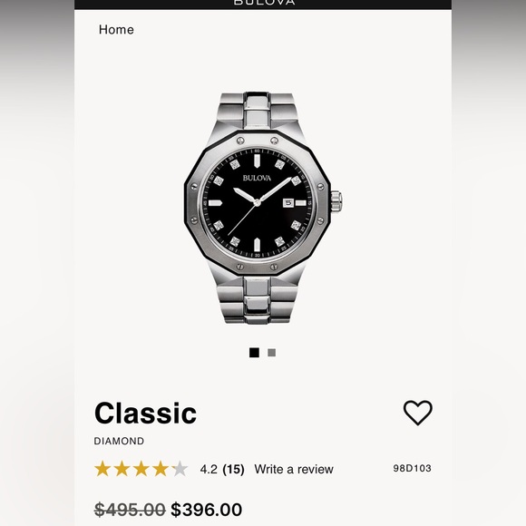 Bulova | Other | Bulova Marine Star Diamond Watch98d3 | Poshmark